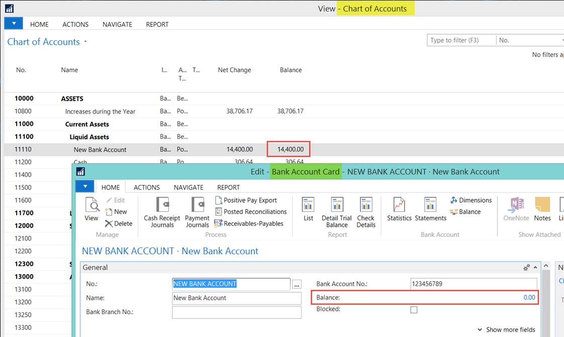 Set Up Account Balances in Dynamics NAV - Boyer & Associates