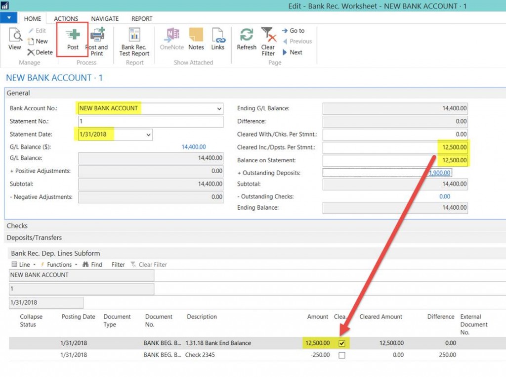 Set Up Account Balances in Dynamics NAV - Boyer & Associates