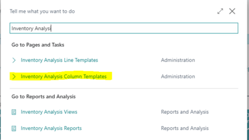 How to Set up an Inventory Analysis Report in Business Central - Boyer ...