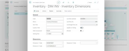 How to Set up an Inventory Analysis Report in Business Central - Boyer ...