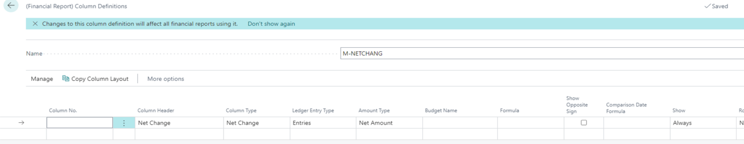 All about Column Definitions in Business Central Financial Reports ...