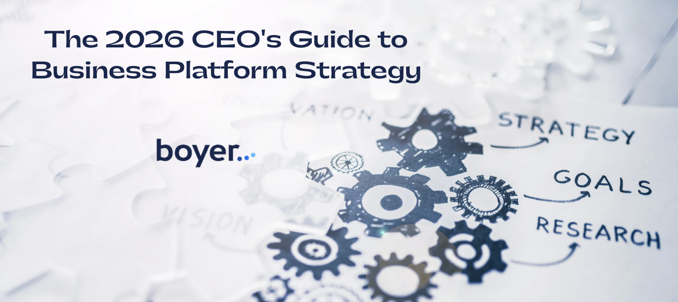 The CEO's Guide to Business Platform Strategy in 2026 - Boyer & Associates